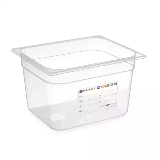 Pojemnik GN 1/2 200 mm HACCP polipropylen Hendi 880159