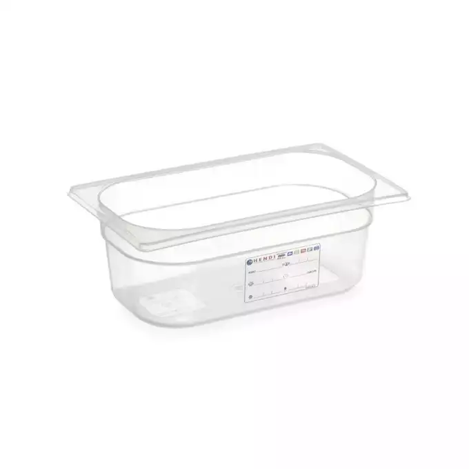 Pojemnik GN 1/4 150 mm HACCP polipropylen Hendi 880364