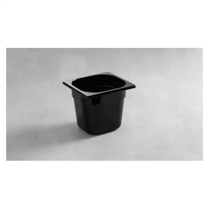 Pojemnik GN 1/6 200 mm poliwęglan czarny Hendi 862704