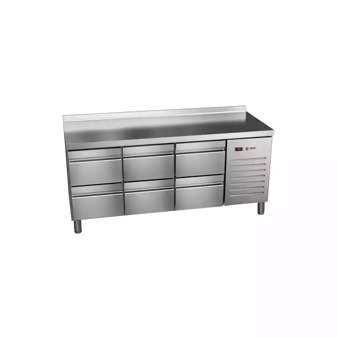 Stół chłodniczy z 6 szufladami 600 mm Essenzial Line ETP-6-200-06 HC ...
