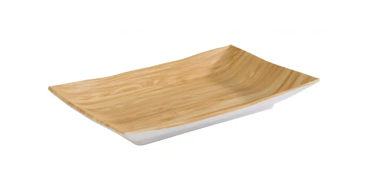Taca serwingowa z melaminy Bamboo 345x215 mm APS 84808