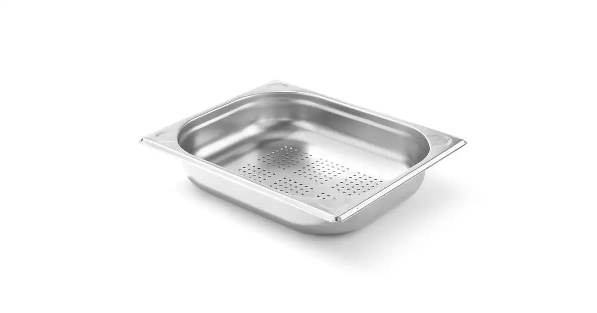 Pojemnik GN 1/2 65 mm perforowany Kitchen Line Hendi 807323