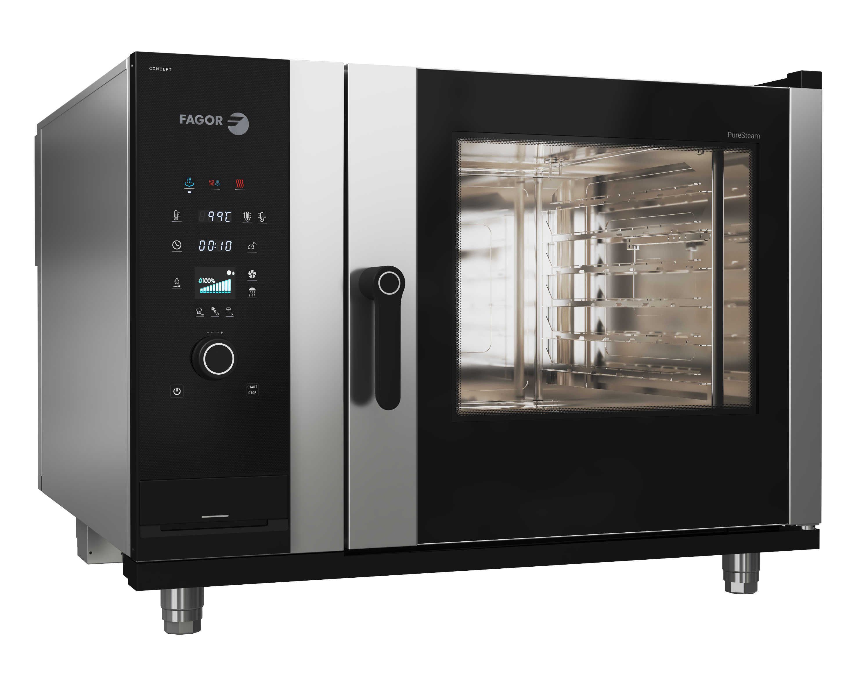 Piec Konwekcyjno-parowy Concept PureSteam elektryczny z bojlerem 6xGN 2 ...